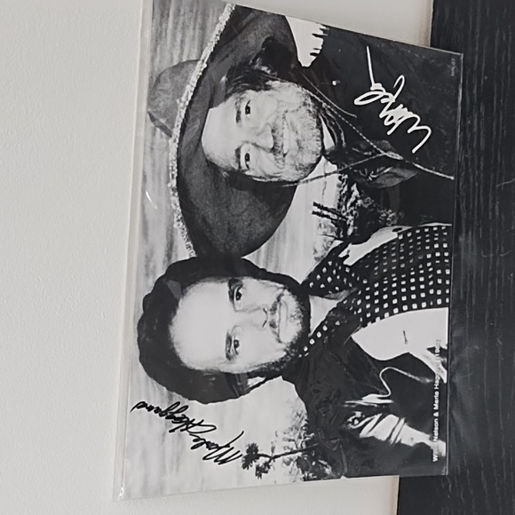 Wall Decor | Merle Haggard And Willie Nelson Black And White Print With ...